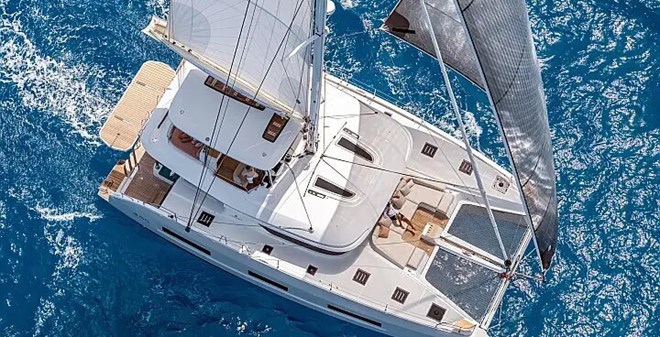 Lagoon 55 ID6836 - Catamaran sailing yacht in marina Seget Donji for ...